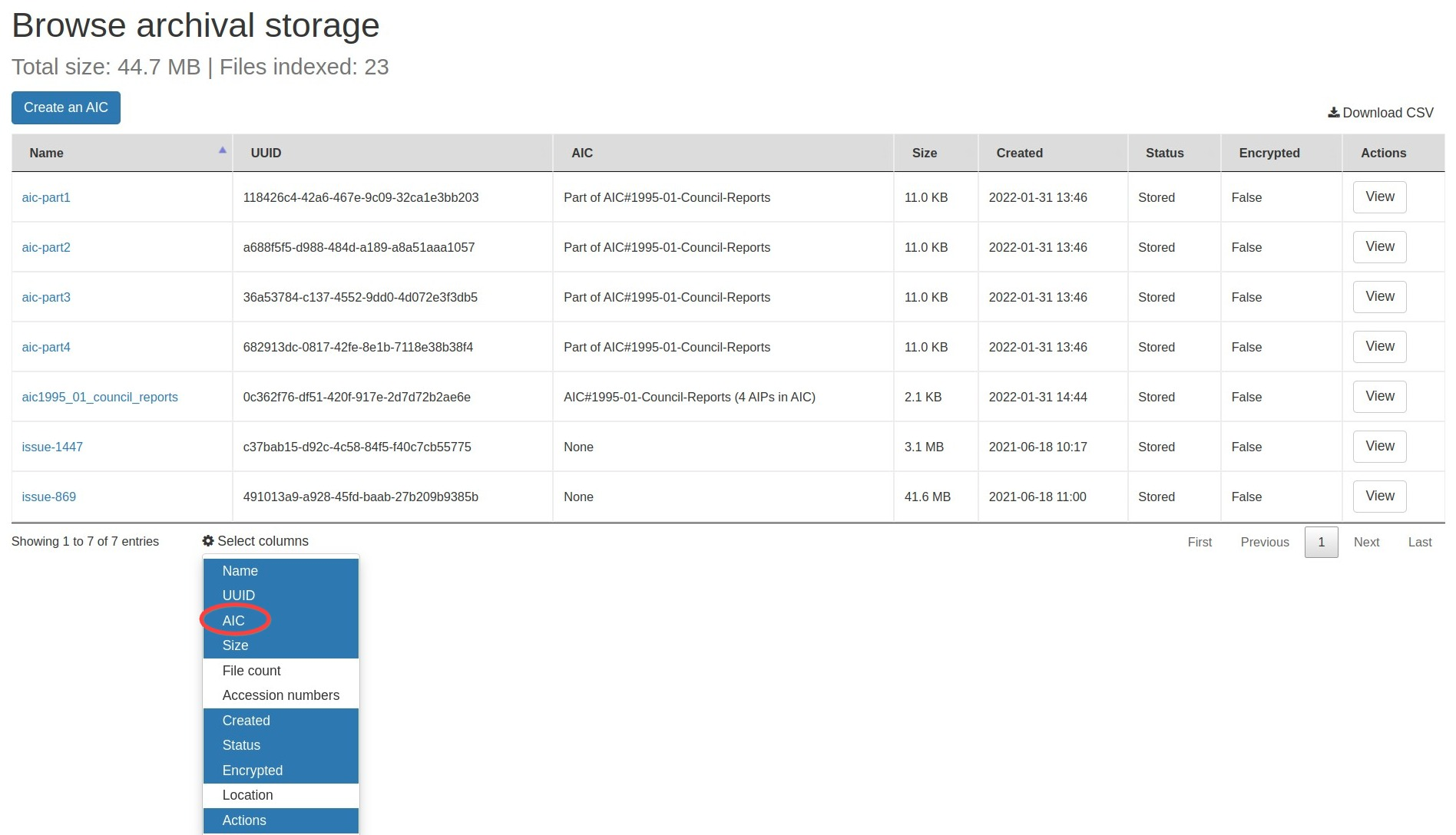 Archival Information Collections (AICs) | Documentation (Archivematica ...