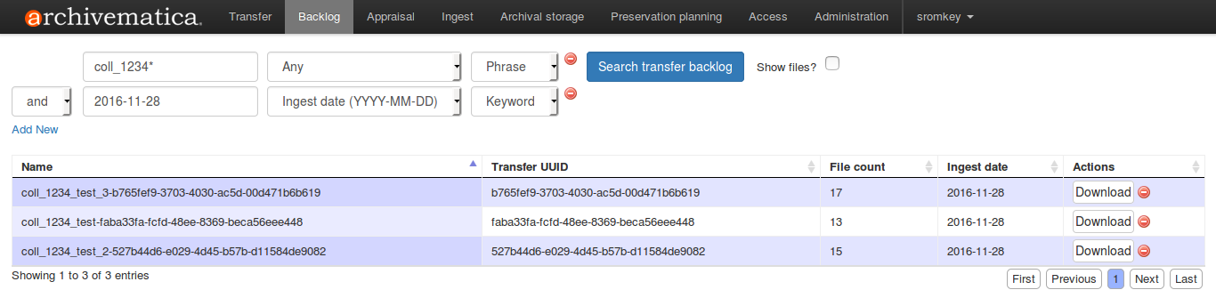 Backlog | Documentación (Archivematica 1.6) | Archivematica: open ...