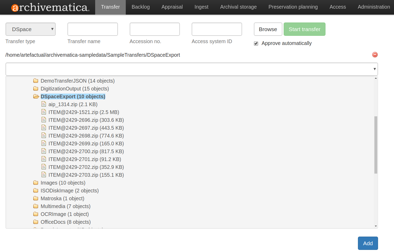 DSpace exports | Documentation (Archivematica 1.18.0) | Archivematica ...