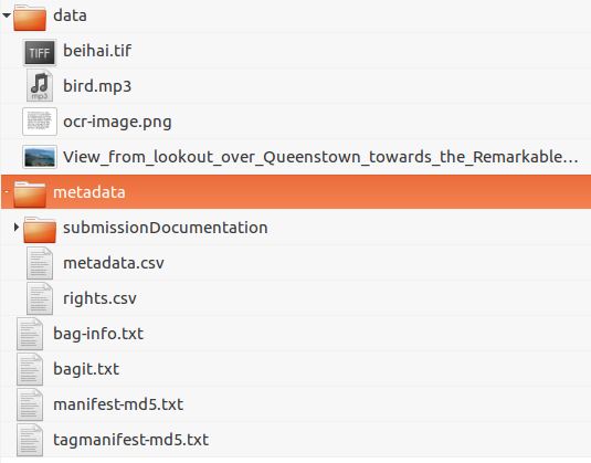 Unzipped and zipped bags | Documentação (Archivematica 1.8.1 ...